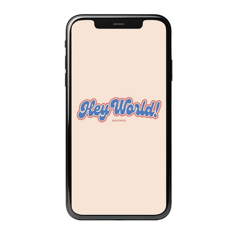 Hey World Wallpaper – MerchLabs