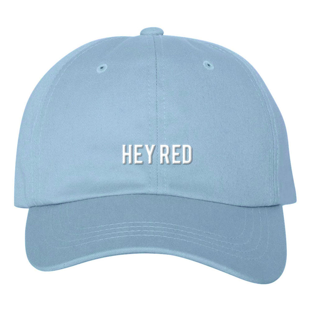 Hey Red - Light Blue Dad Hat – MerchLabs