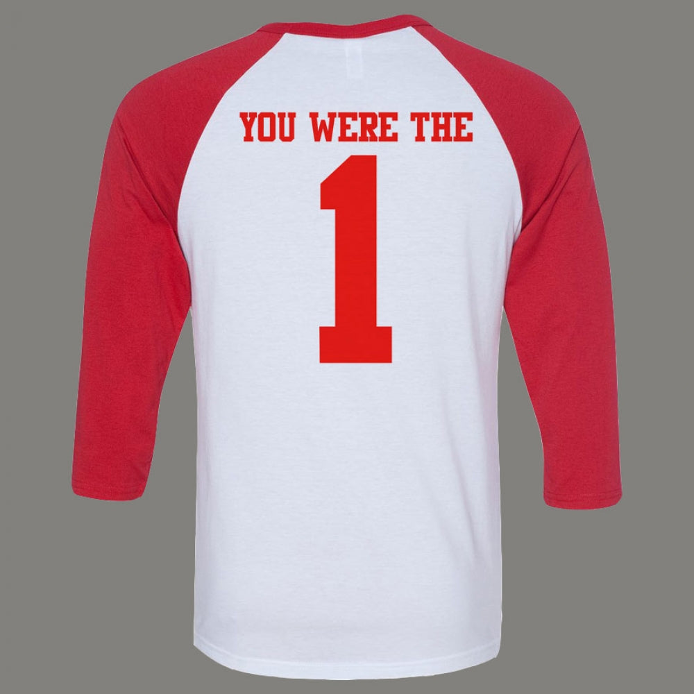 You Were The One Raglan - Red – MerchLabs